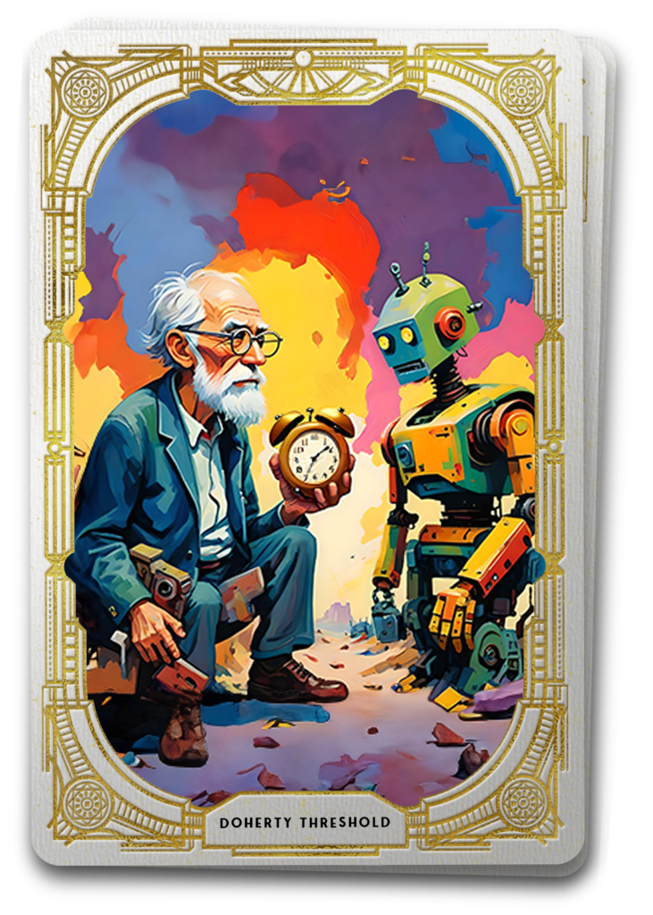 A Journey in Time: The Doherty Threshold – The Tarot of User Experience